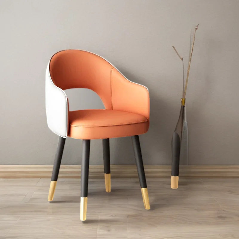 Modern Two-tone Accent Chair With Wooden Legs on Luulla