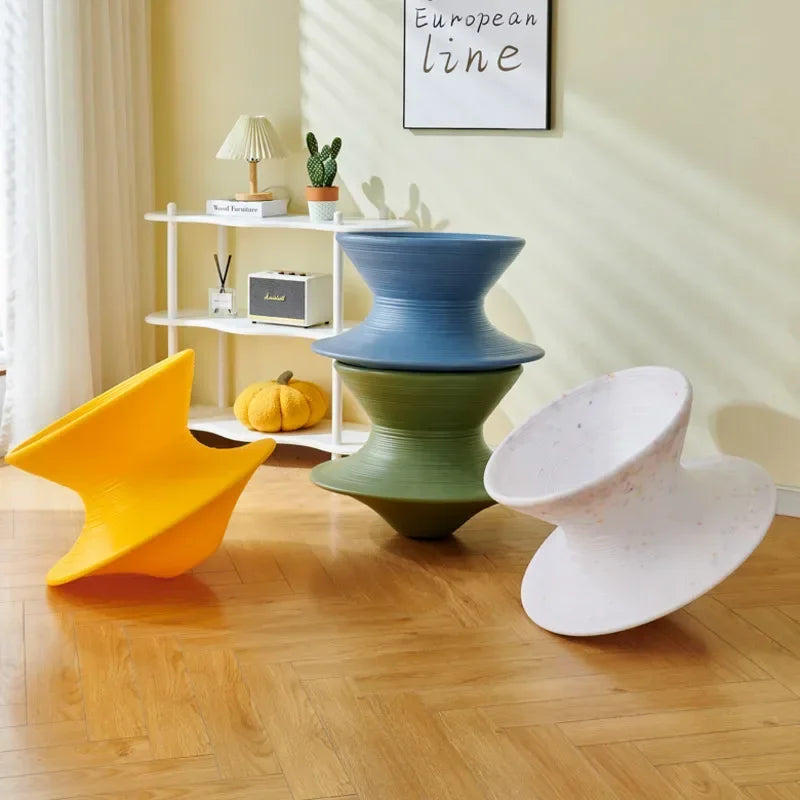 Multi-color Plastic Spinning Chairs For Relaxation on Luulla